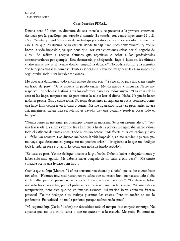 Caso Practico FINAL | PDF