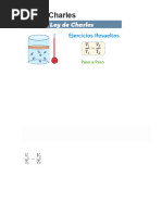 Ejercicios Resueltos Ley de Charles | PDF | Celsius | Gases