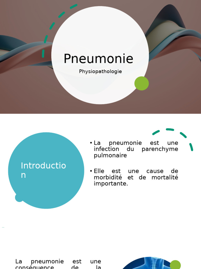 Physiopathologie de la Pneumonie | PDF | Inflammation | Macrophage