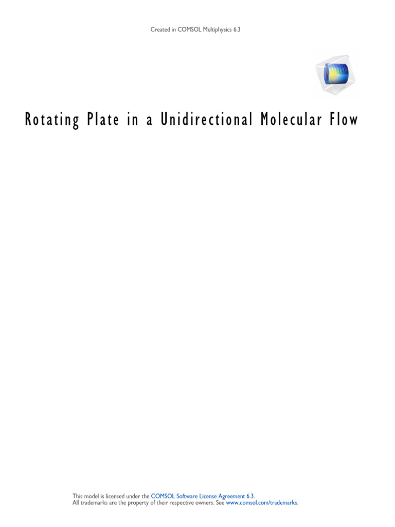 Models.molec.rotating Plate | PDF | Gases | Flux