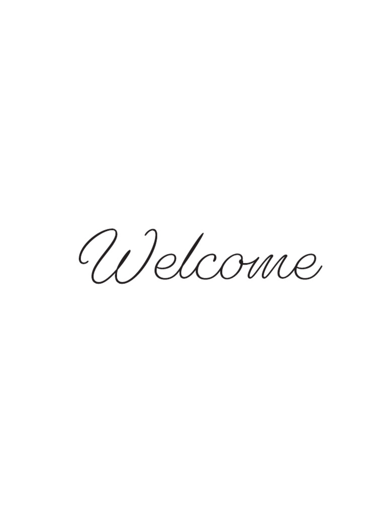 Welcome 2 | PDF