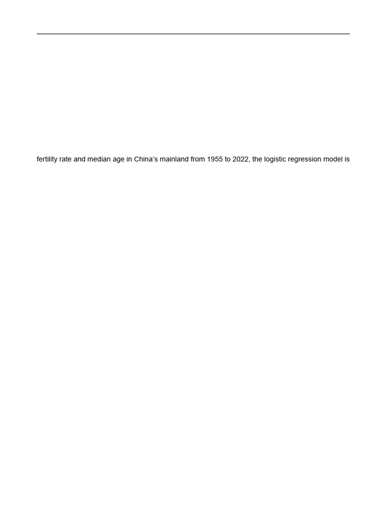 Population Forecasting with Machine Learning | PDF