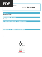 Mesure et Définition de l'Acuité Visuelle | PDF | Acuité visuelle ...