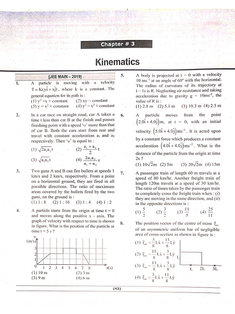KINEMATICS | PDF