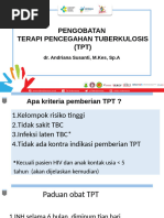 Materi Terapi Pencegahan Tuberkulosis (TPT) | PDF