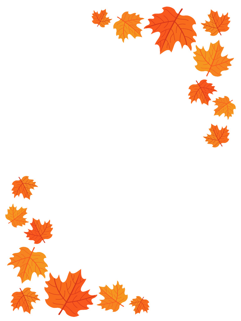 Fall+Leaves+Corner+Borders+A4 | PDF