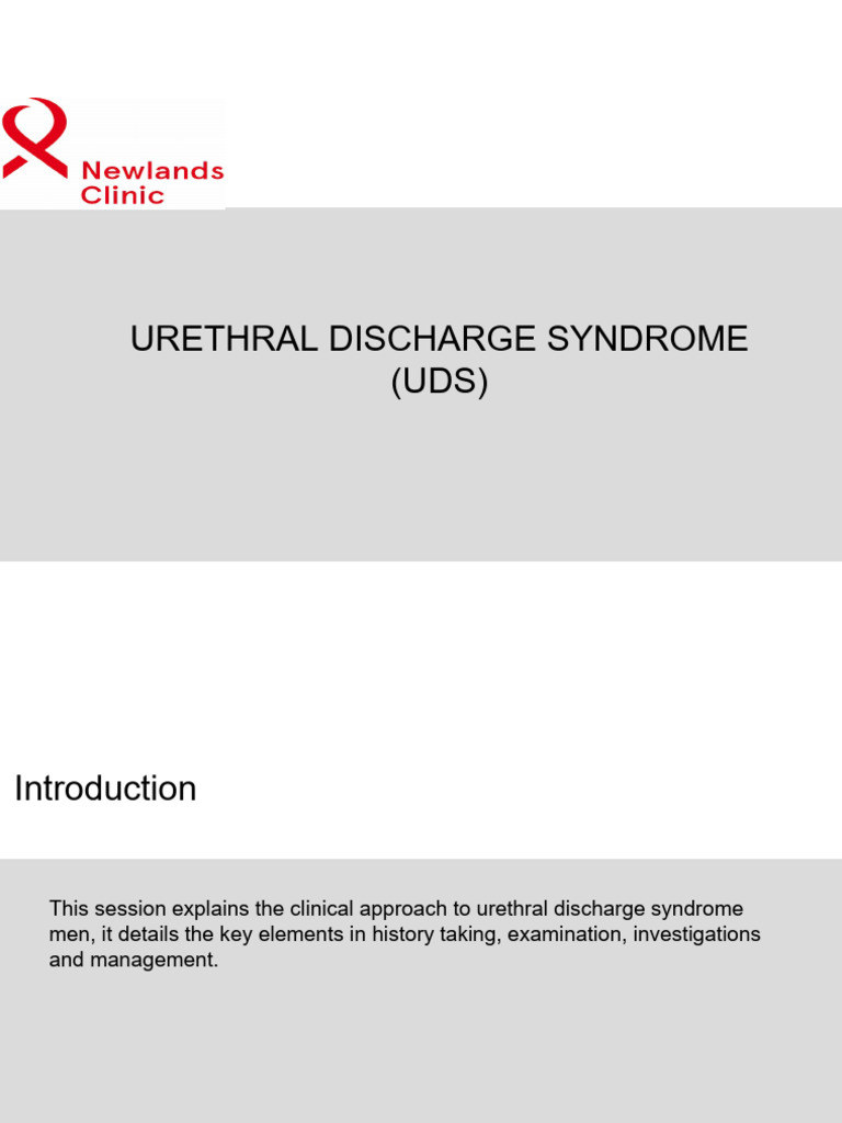 Urethral Discharge Syndrome | PDF | Urinary Tract Infection | Immunology