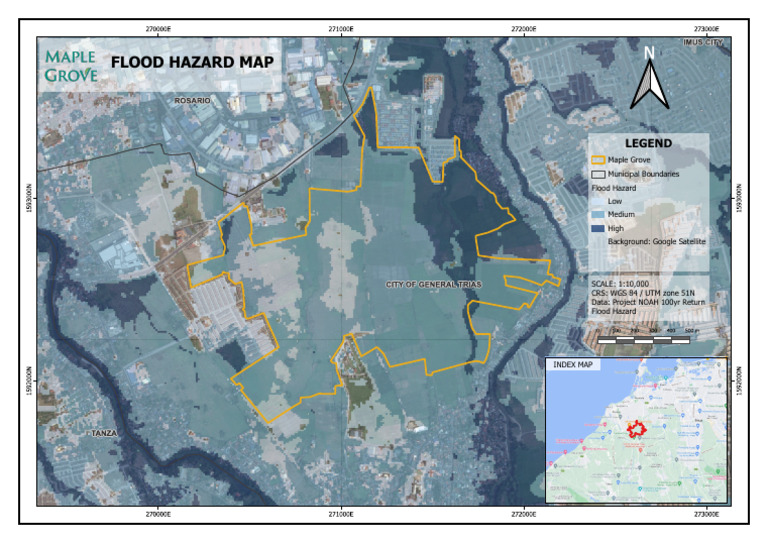 Flood Hazard Map of Maple Grove | PDF