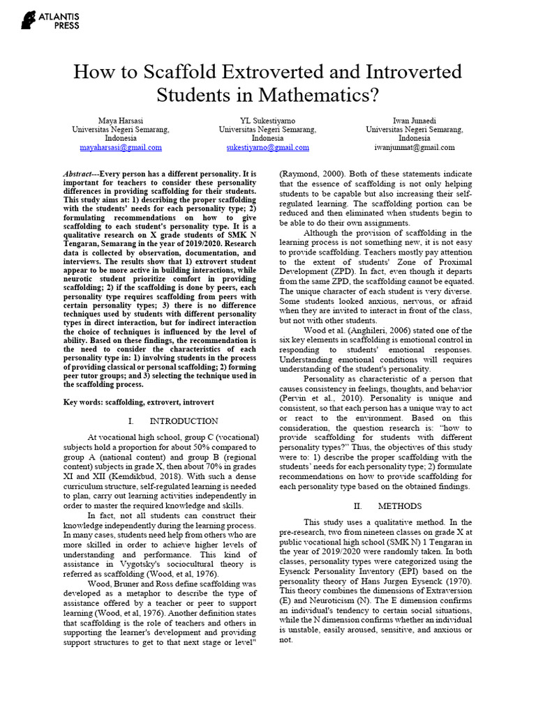 125964440 | PDF | Extraversion And Introversion | Personality Type