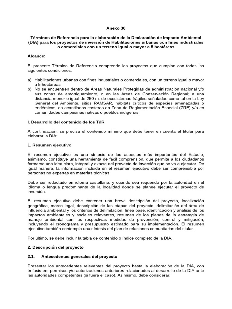 Anexo 30 DIA y 131224 | PDF