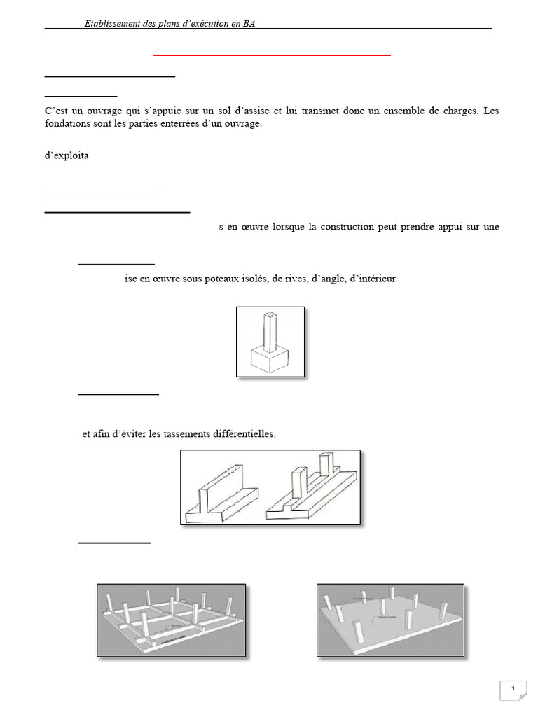 Module Etablissement Des Palns BA - Cours N02 - Coff-Fondation | PDF ...