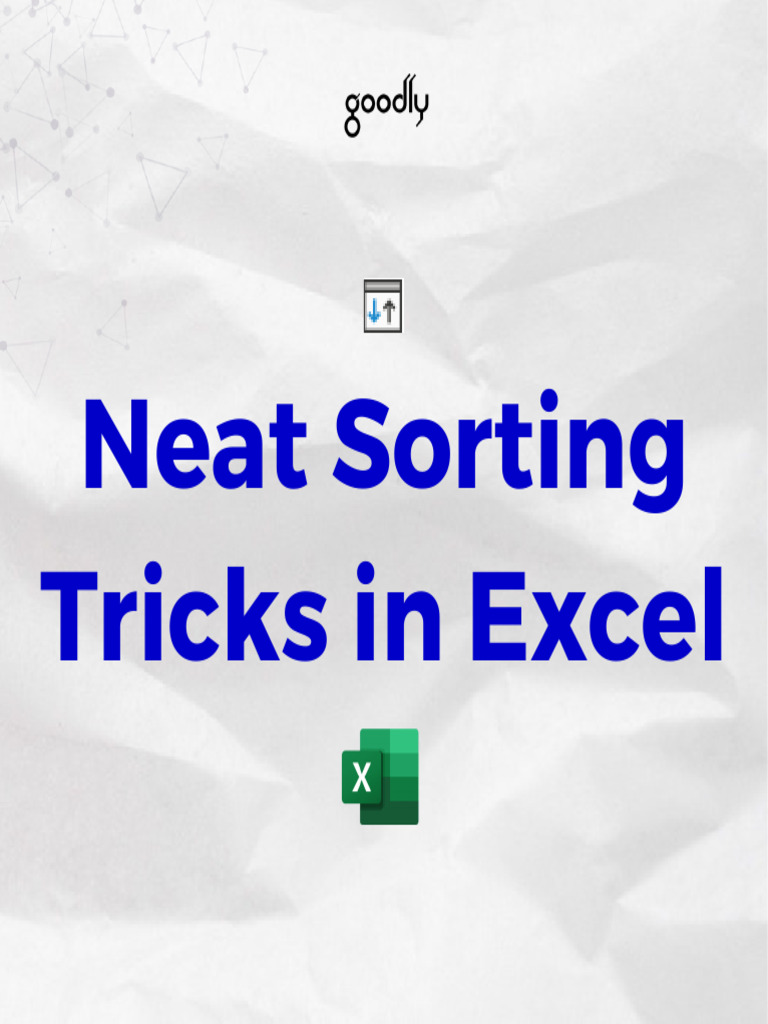 Neat Sorting Tricks in Excel | PDF | Microsoft Excel | Computing