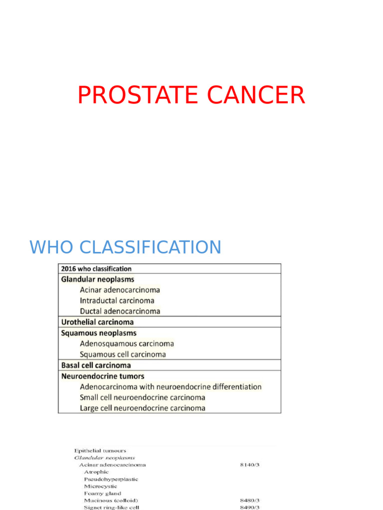 Prostate Cancer | PDF