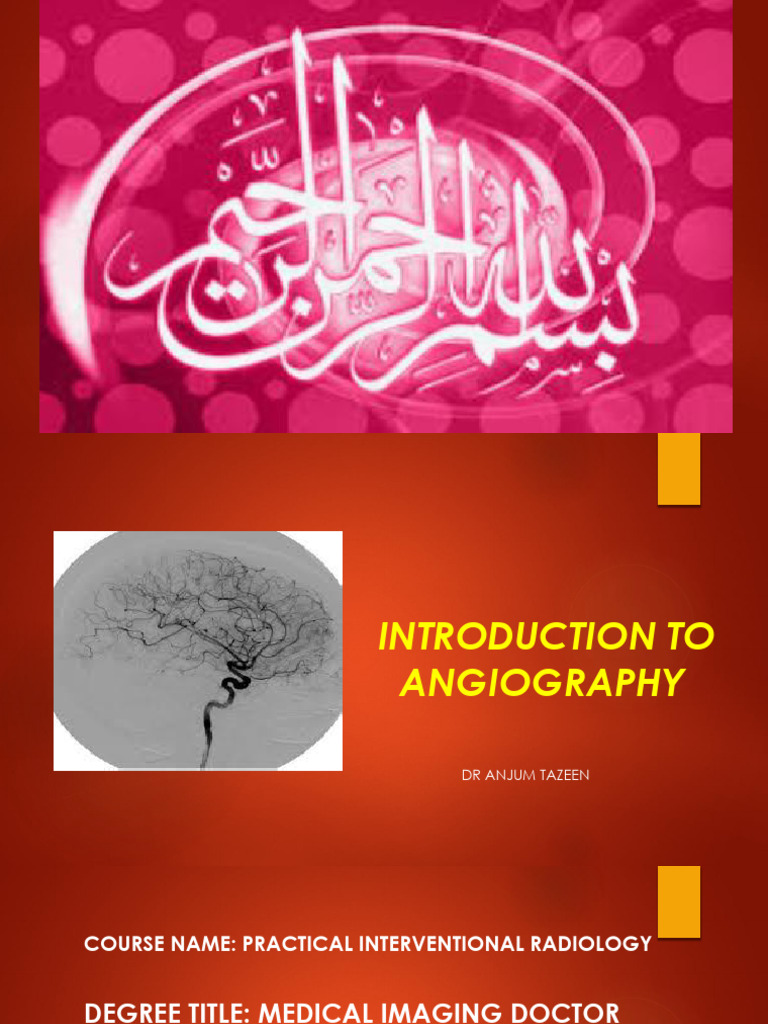 Angiography | PDF | Angiography | Interventional Radiology