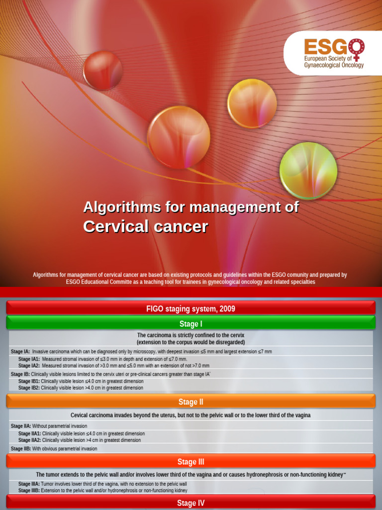 Cervical cancer algorithm | PDF | Cervical Cancer | Causes Of Death