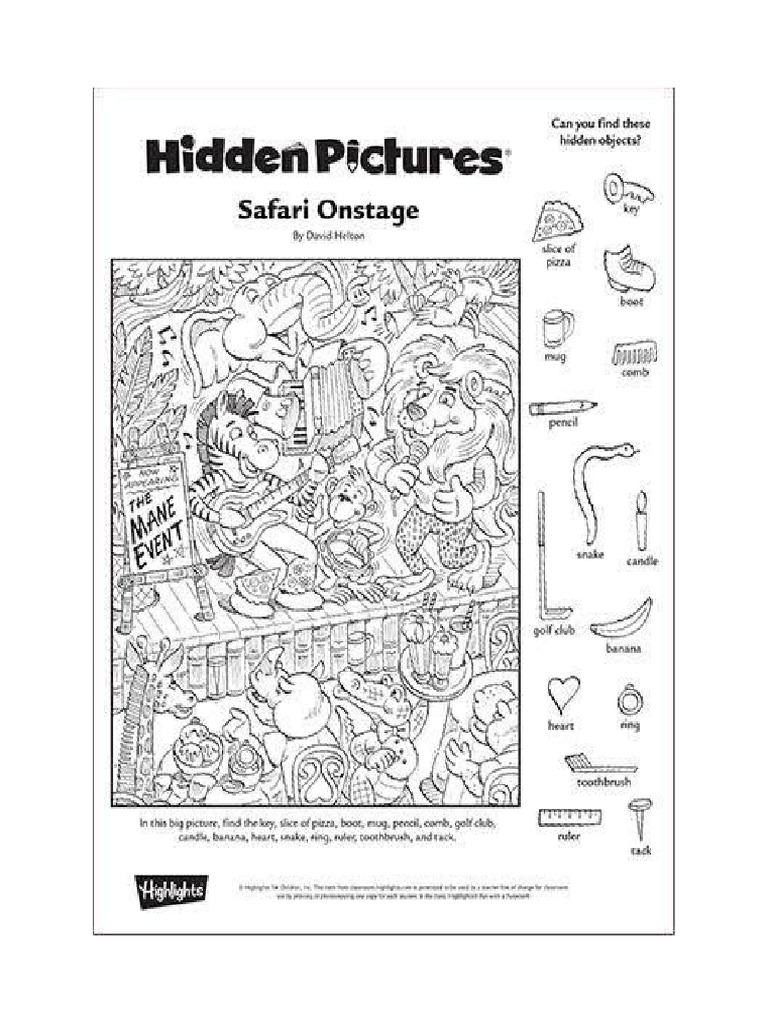 Hidden Pictures | PDF