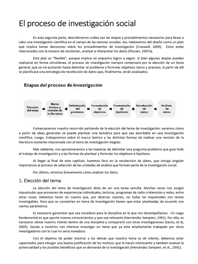 El Proceso de Investigaci-N Social | PDF | Teoría | Hipótesis