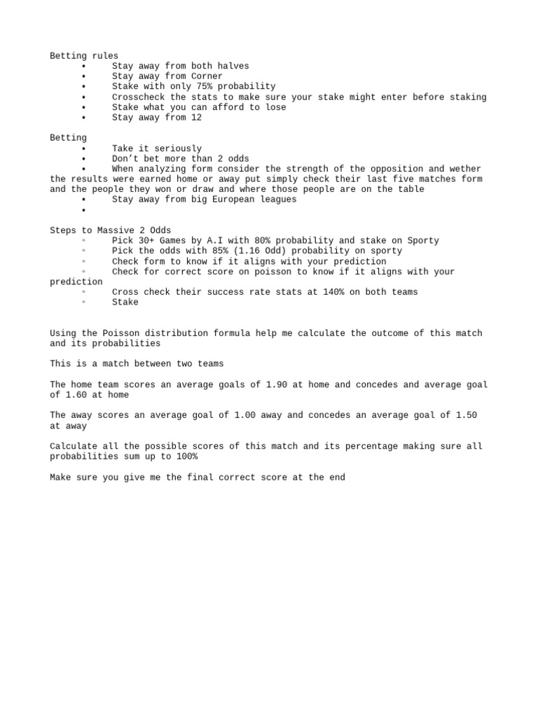 Strategic Sports Betting Guide | PDF