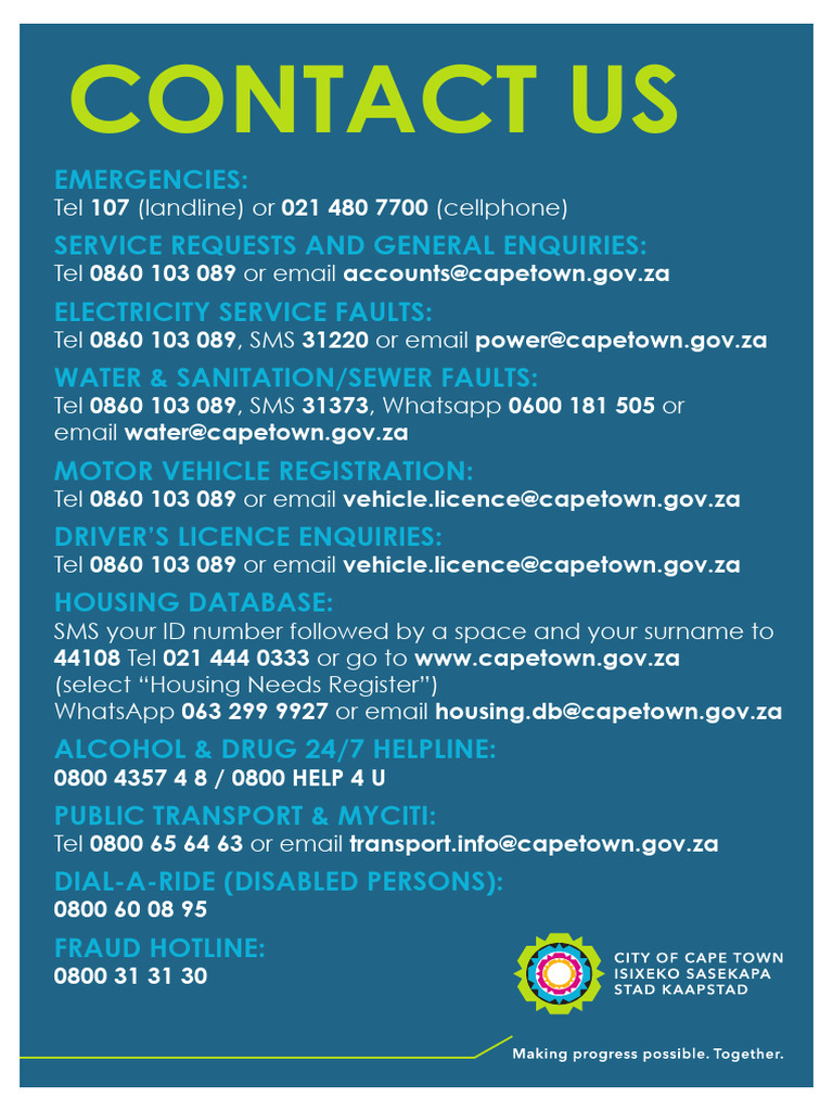 CCT Contact Us Poster En | PDF