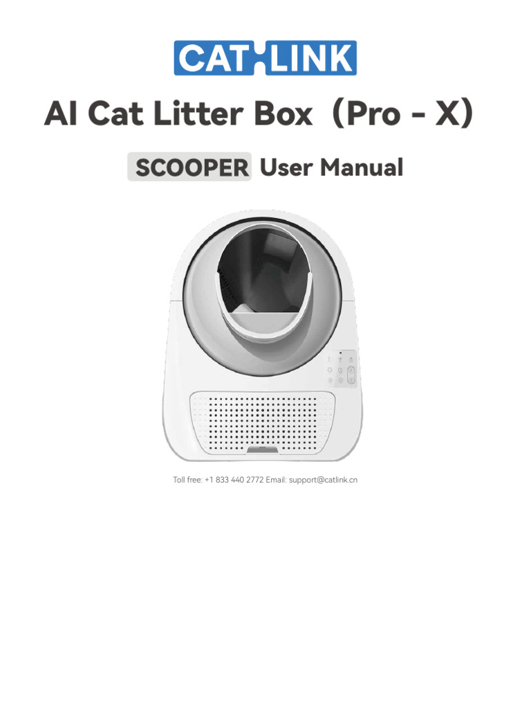 CATLINK Litter Box Scooper Pro | PDF | Wi Fi | Power Supply