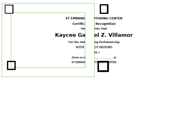 Certificate of Recog.. | PDF