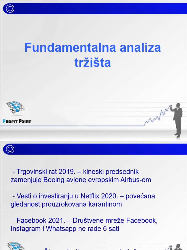 2. predavanje - Fundamentalna analiza PDF | PDF
