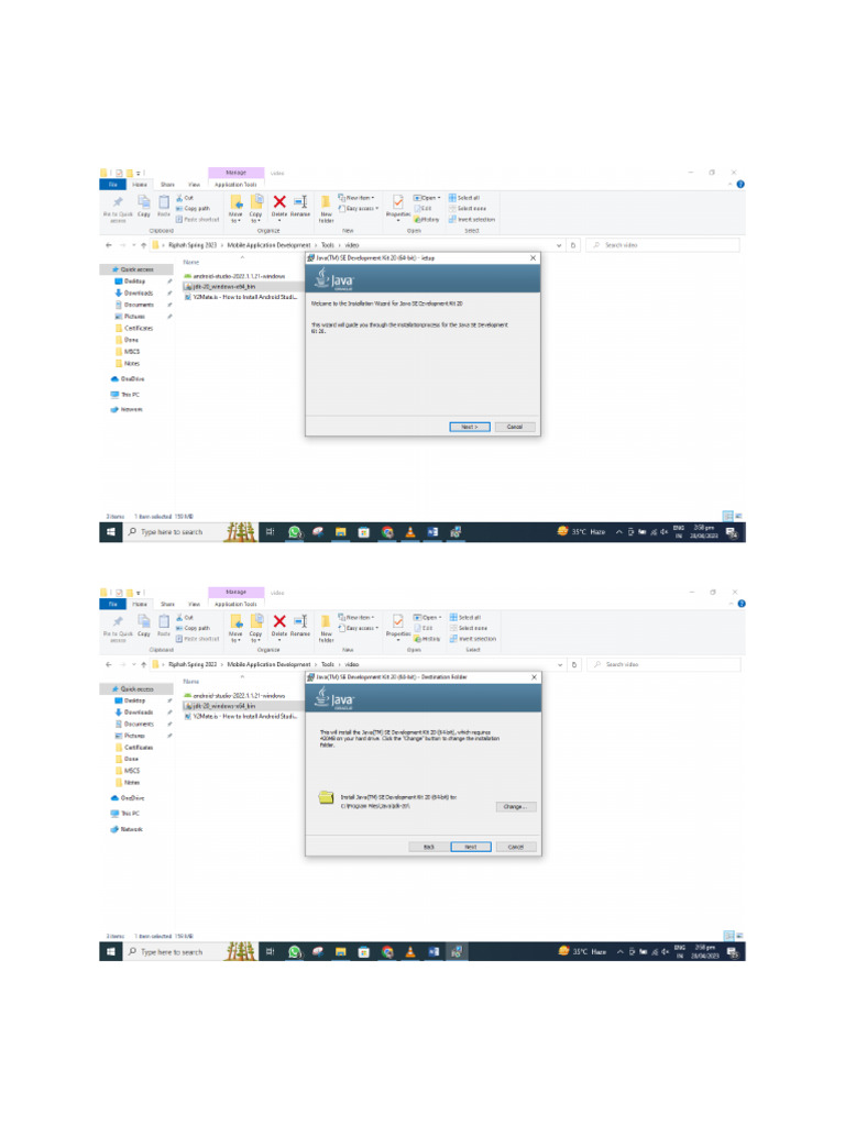 Install JDK and Set Up Android SDK | PDF