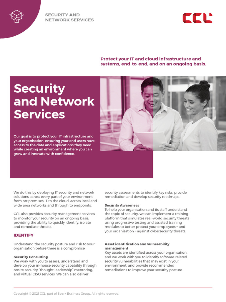 SECURITY - Security and Network Services Overview | PDF | Computer ...
