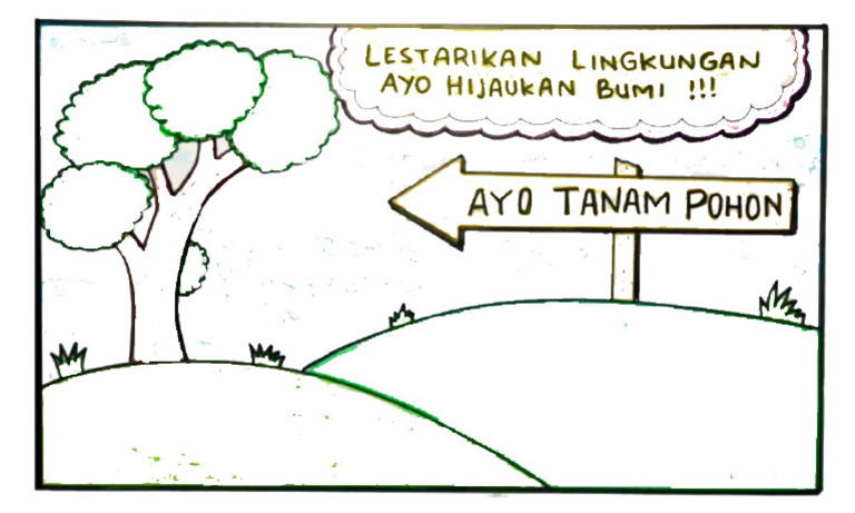 Contoh Poster Menanam Pohon | PDF
