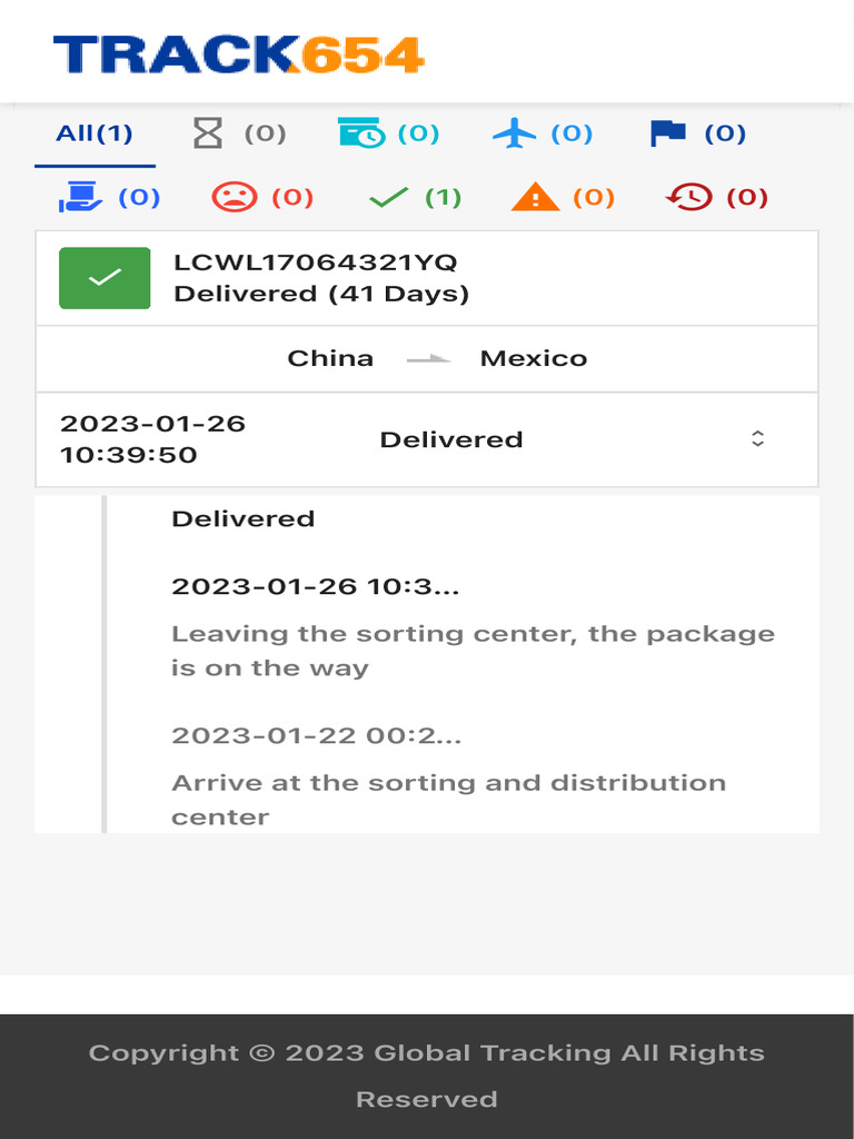 Global Tracking - Global Tracking | PDF