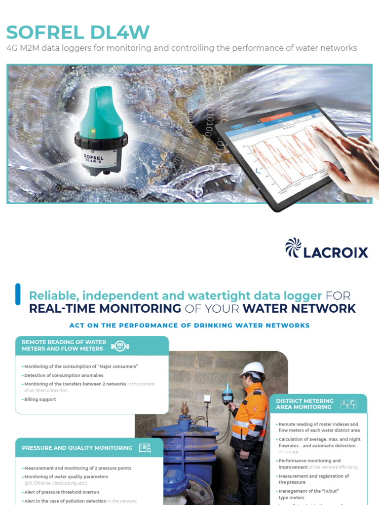 SOFREL DL4W Logger Range | PDF | Computer Network | Scada