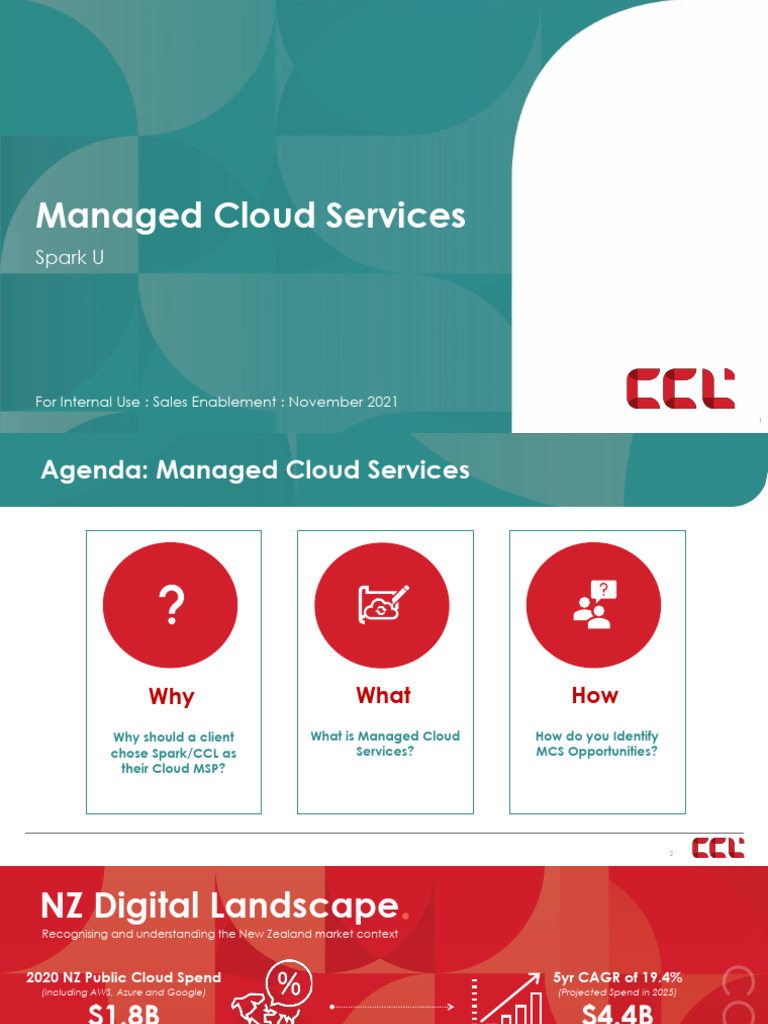 Introducing CCL Managed Cloud Services | PDF | Cloud Computing | Computing Introducing CCL Managed Cloud Services | PDF | Cloud Computing | Computing