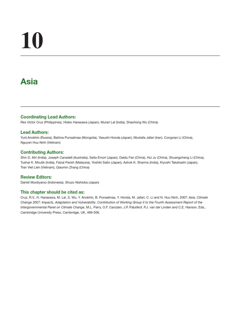 Chapter 10 - Asia | PDF