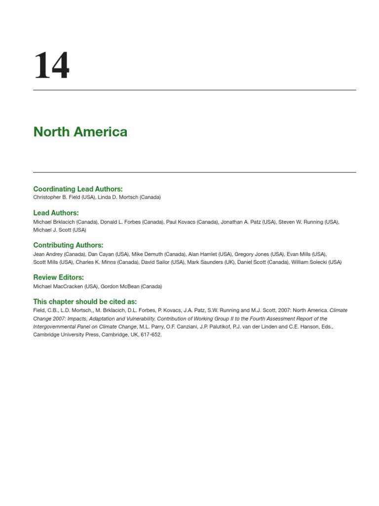 Chapter 14 - North America | PDF