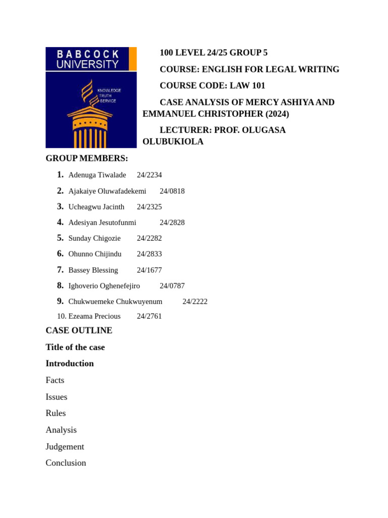ANALYSIS OF THE CASE Group5 Englidh in Legal Writing | PDF | Appeal | Judgment (Law)
