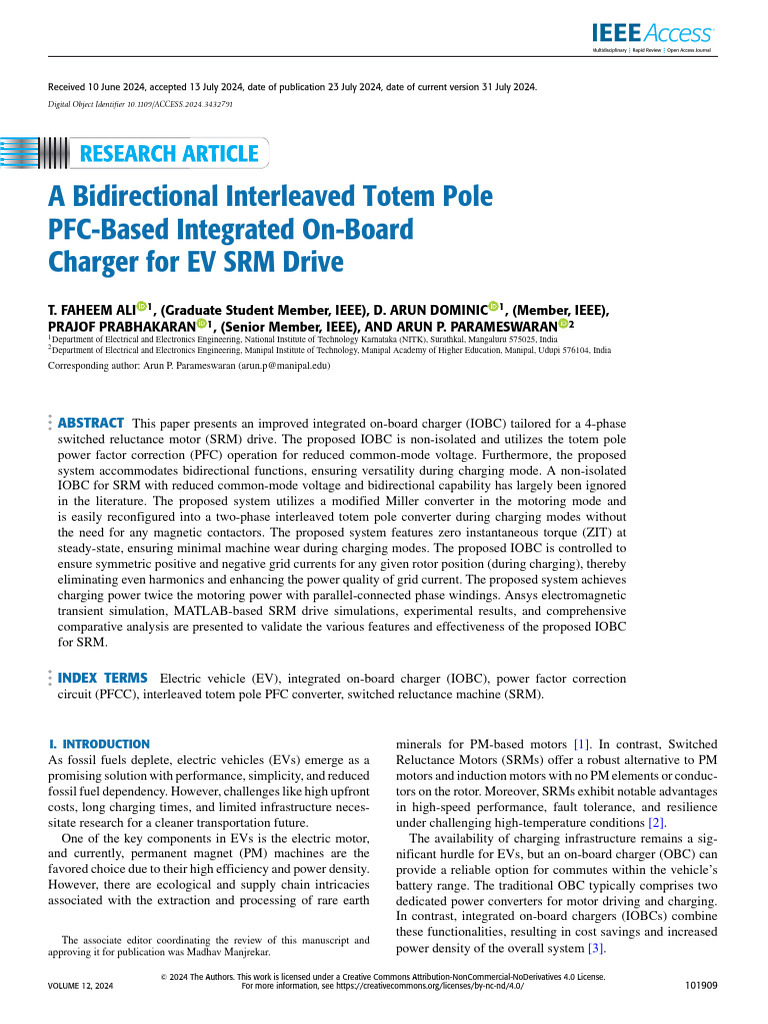 A Bidirectional Interleaved Totem Pole PFC-Based Integrated on-Board ...