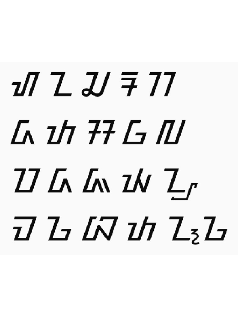 Hanacaraka (Sundanese Script) | PDF