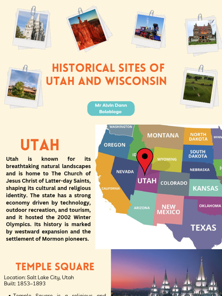 Landmarks of The World Geography Quiz Presentation in Colorful Bold ...