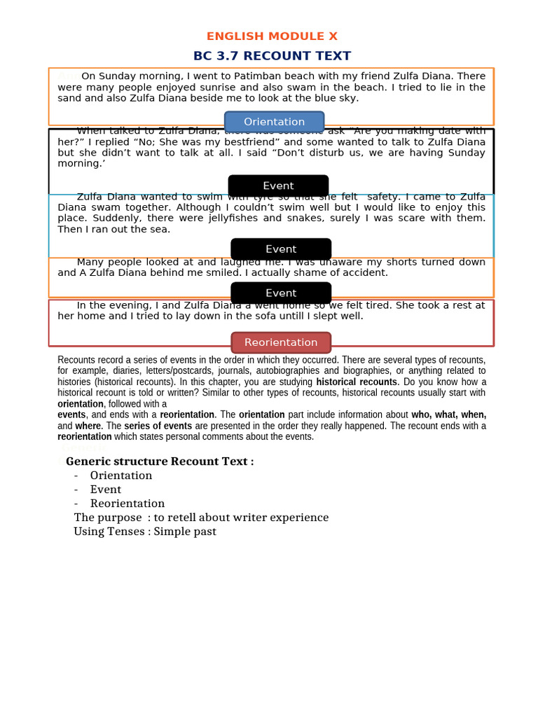 English Module X 3.7 | PDF