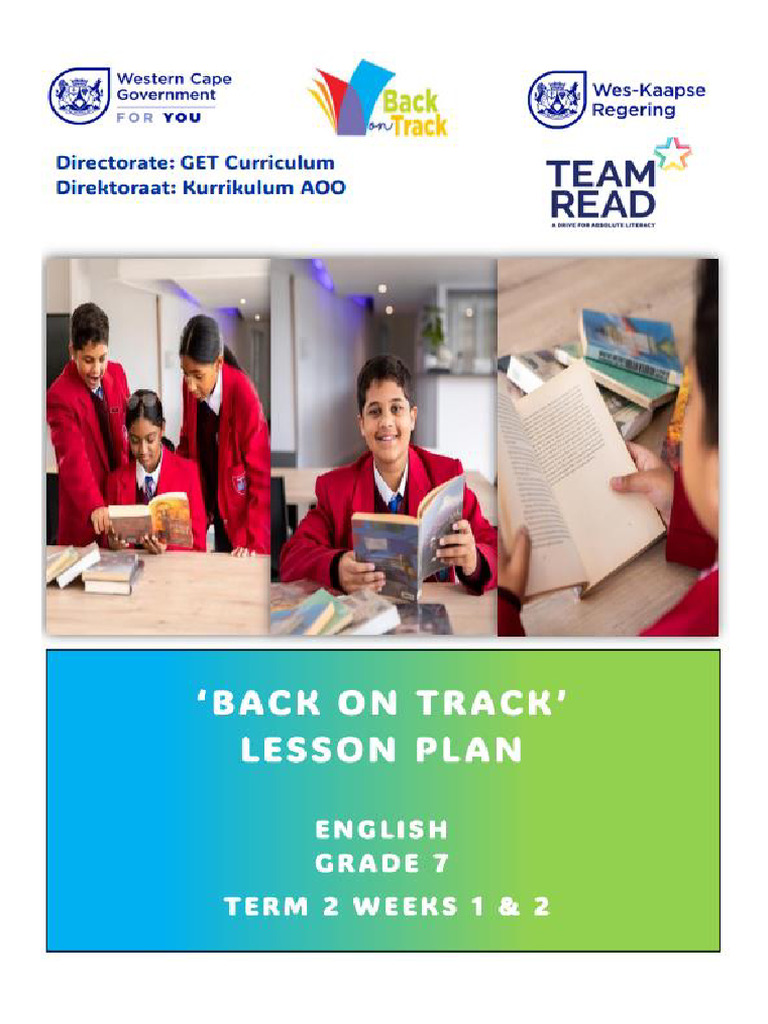 #Bot1+9tpd - Lesson Plan - English GR7 - T2 WK1&2 | PDF | Reading ...