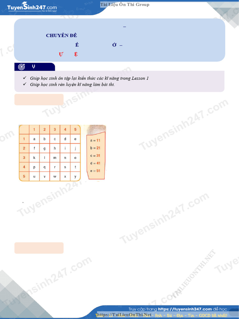 BTVN Unit 1 Lesson 1 1682069093 | PDF
