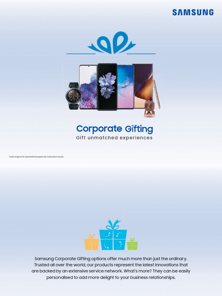Samsung Gifting Cataloge Sep2020 | PDF | Mobile Computers | Consumer ...