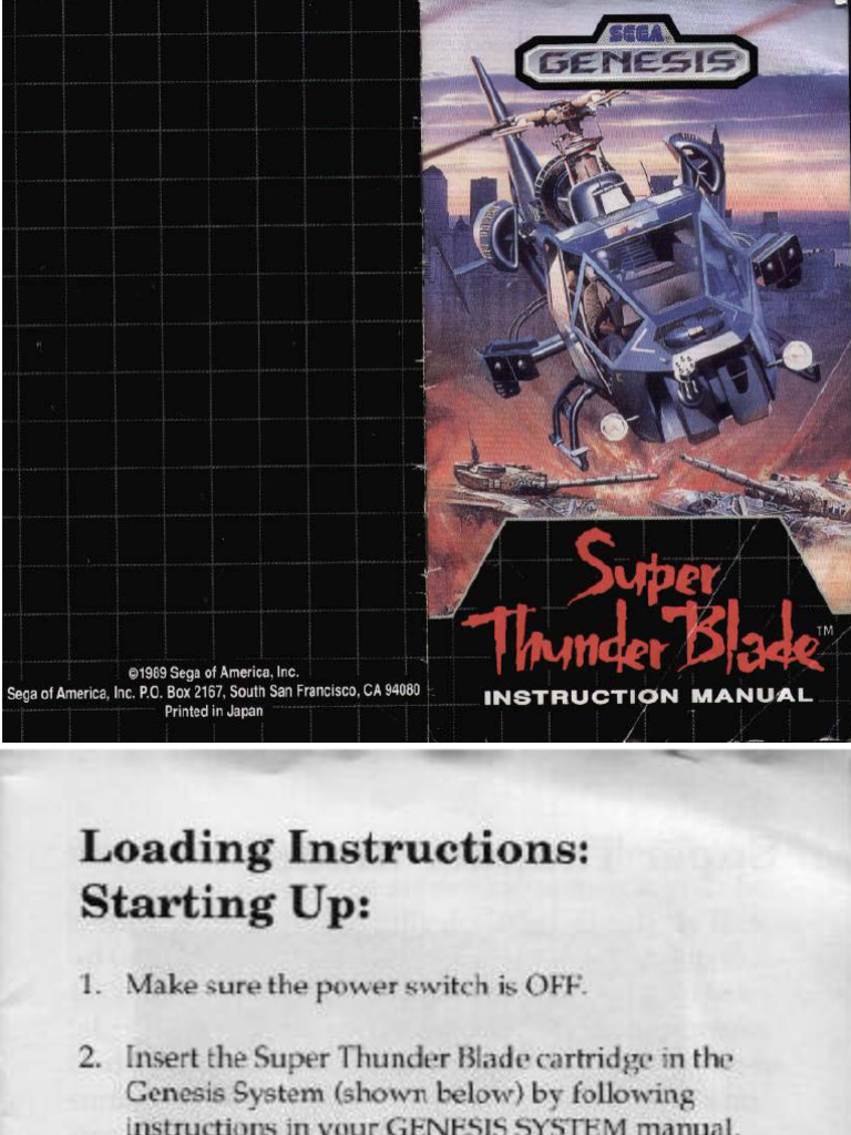 Super_Thunder_Blade_-_1989_-_Sega | PDF
