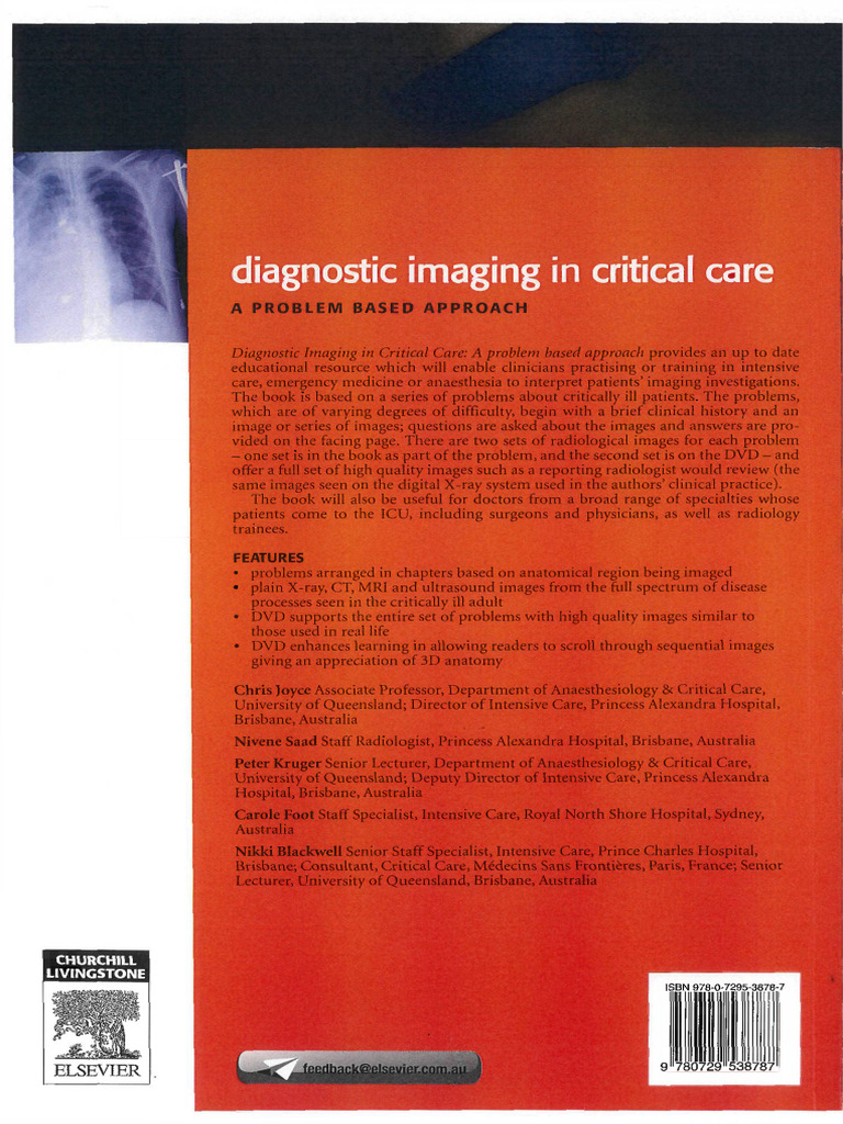 Joyce C. Diagnostic Imaging in Critical Care. A Problem Based Approach ...