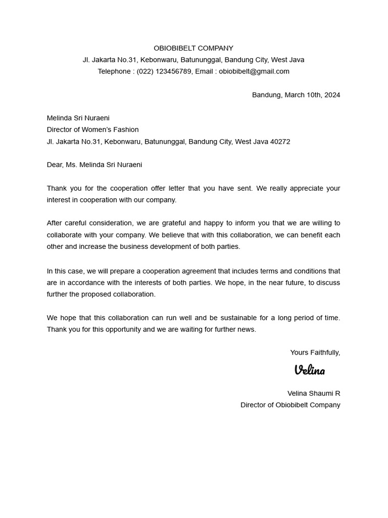 Reply To Inquiry Letters | PDF