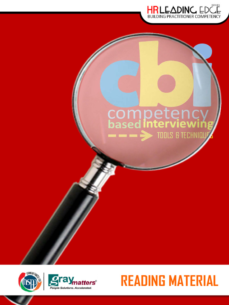 CBI_Reading Material | PDF | Learning | Job Interview