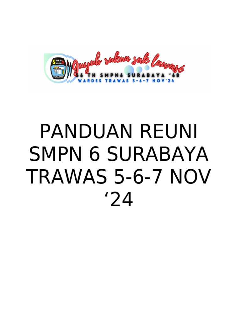 PANDUAN REUNI | PDF