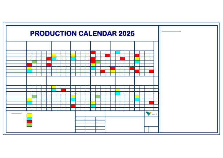 Kalender Produksi dan Libur 2025 | PDF