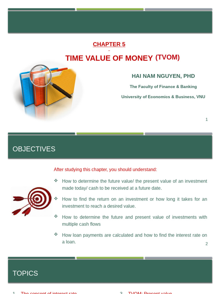 Chapter 5 Time Value of Money | PDF | Present Value | Interest