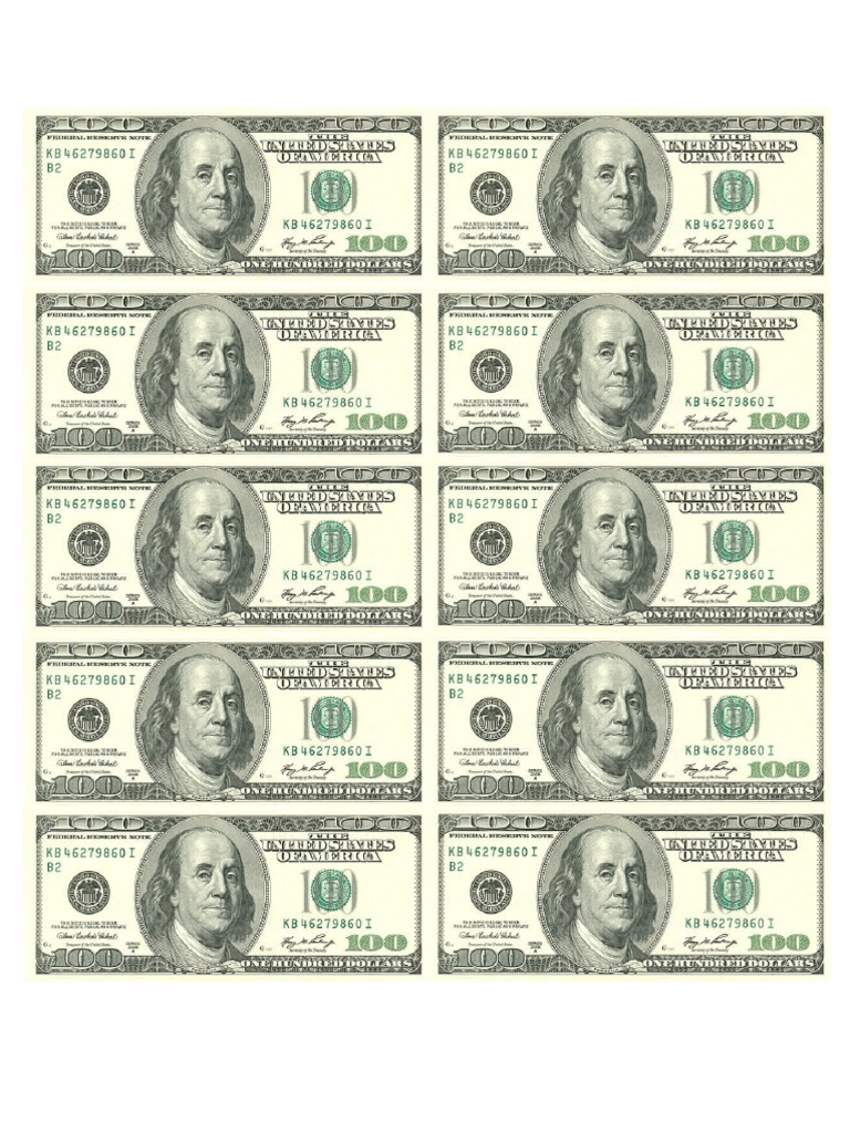 100 Dollar Bill | PDF